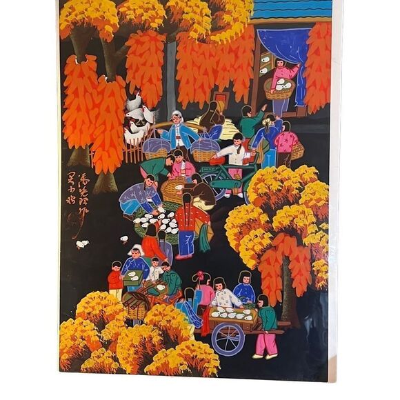 Art | Originalcao Quan Tang Signed Original Chinesefolk Painting | Poshmark